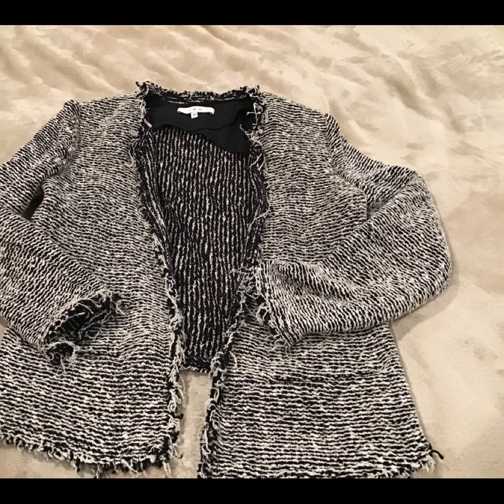 Iro Open Tweed Jacket - Gem